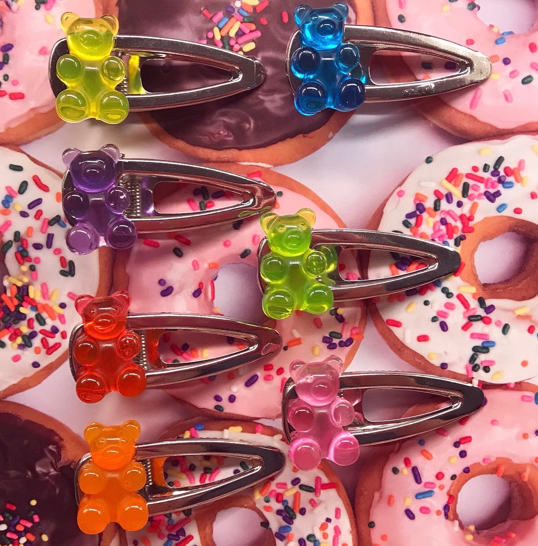 Gummy Bear Hair Clips - Etsy