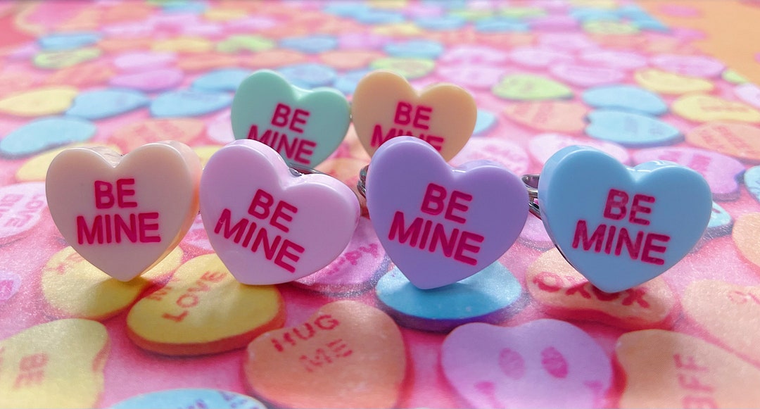Talking Heart Inspired Rings - Etsy