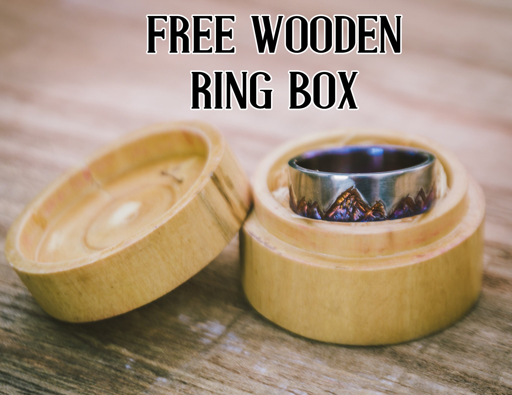 Mountain Range Ring Titanium Mens Wedding Ring Womens - Etsy