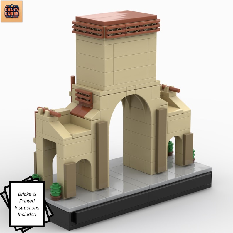 Universal Studios Orlando Entrance Arch | Building Block Kit - Etsy