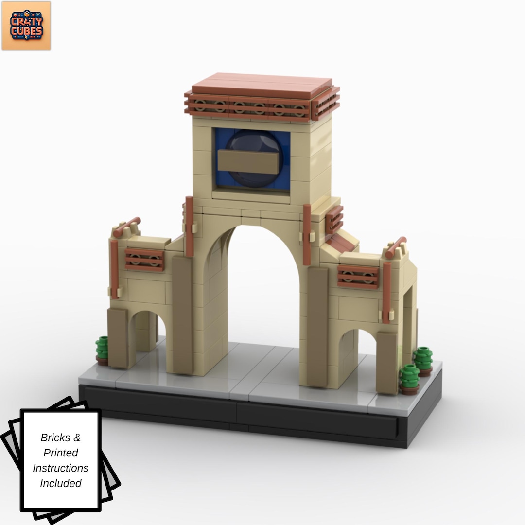 Universal Studios Orlando Entrance Arch | Building Block Kit - Etsy