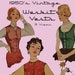 1950's Vintage Weskit Vests Pattern 3 Styles Digital Download- Mid ...