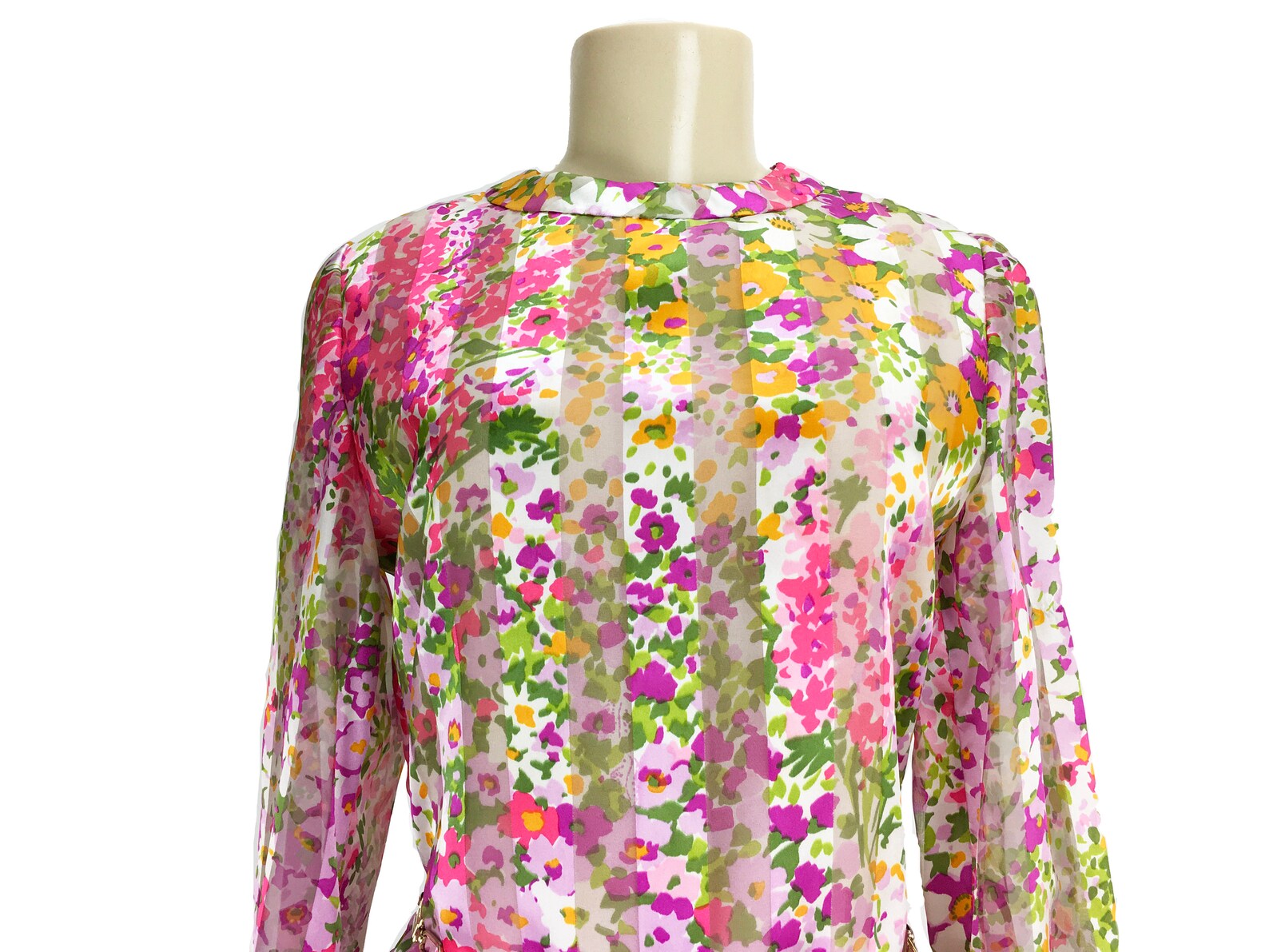 Vintage Dress Tina Leser Originals 1960s Shift A-line Size S M Organza ...