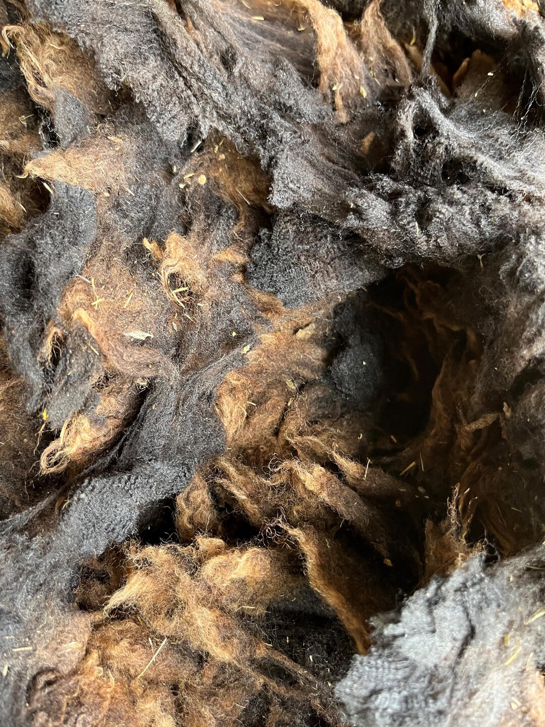 Naturally Black French Merino rambouillet Wool - Etsy