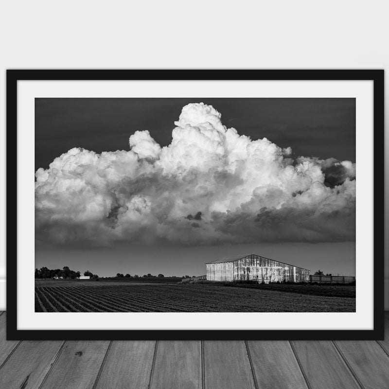 Barn With Storm Clouds - Etsy