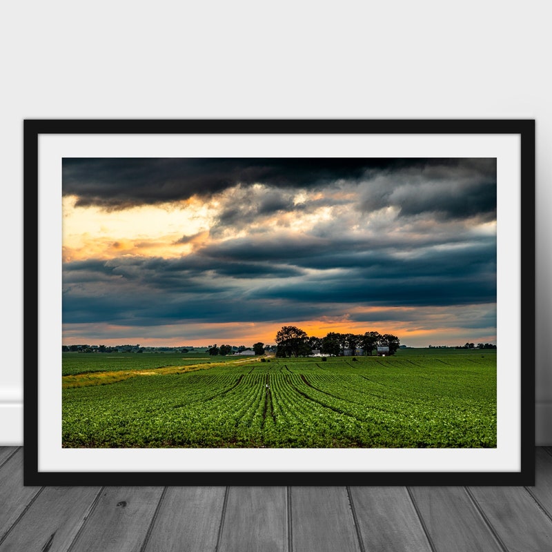 Iowa Landscape - Etsy