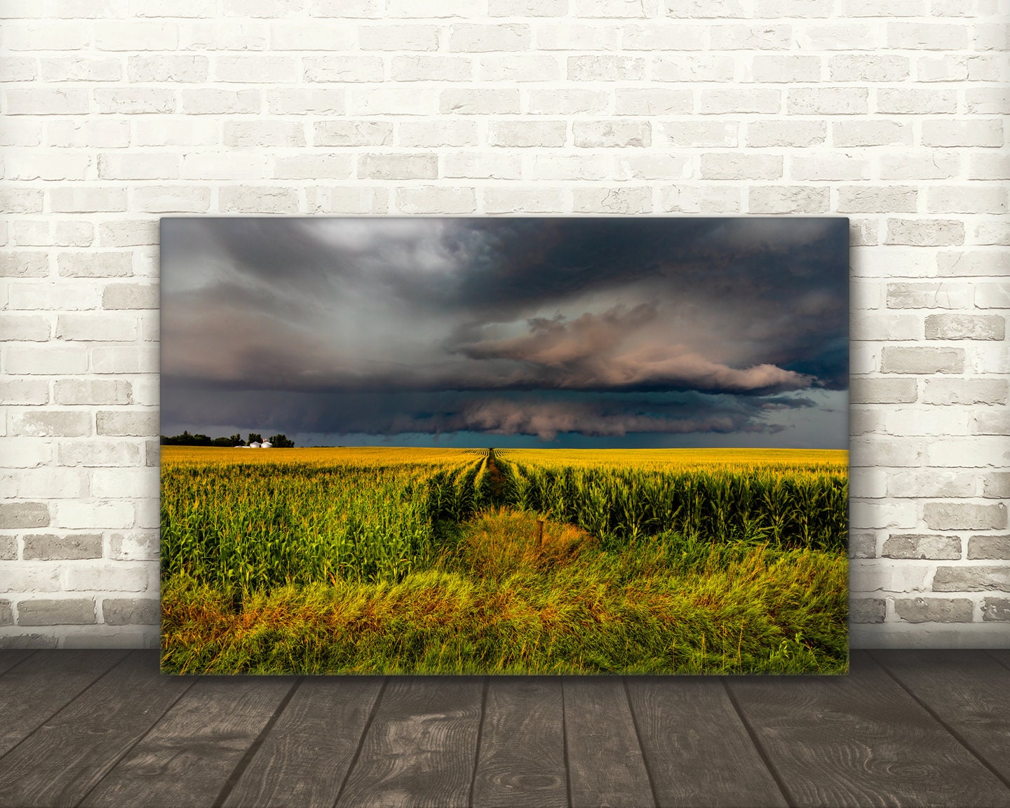 Iowa Landscape Photography Print Scenic Storm Clouds and - Etsy