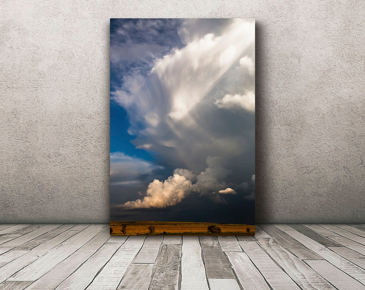 Thunderstorm Cloud Wall Art Photo, Storm Photography Home Decor - Etsy