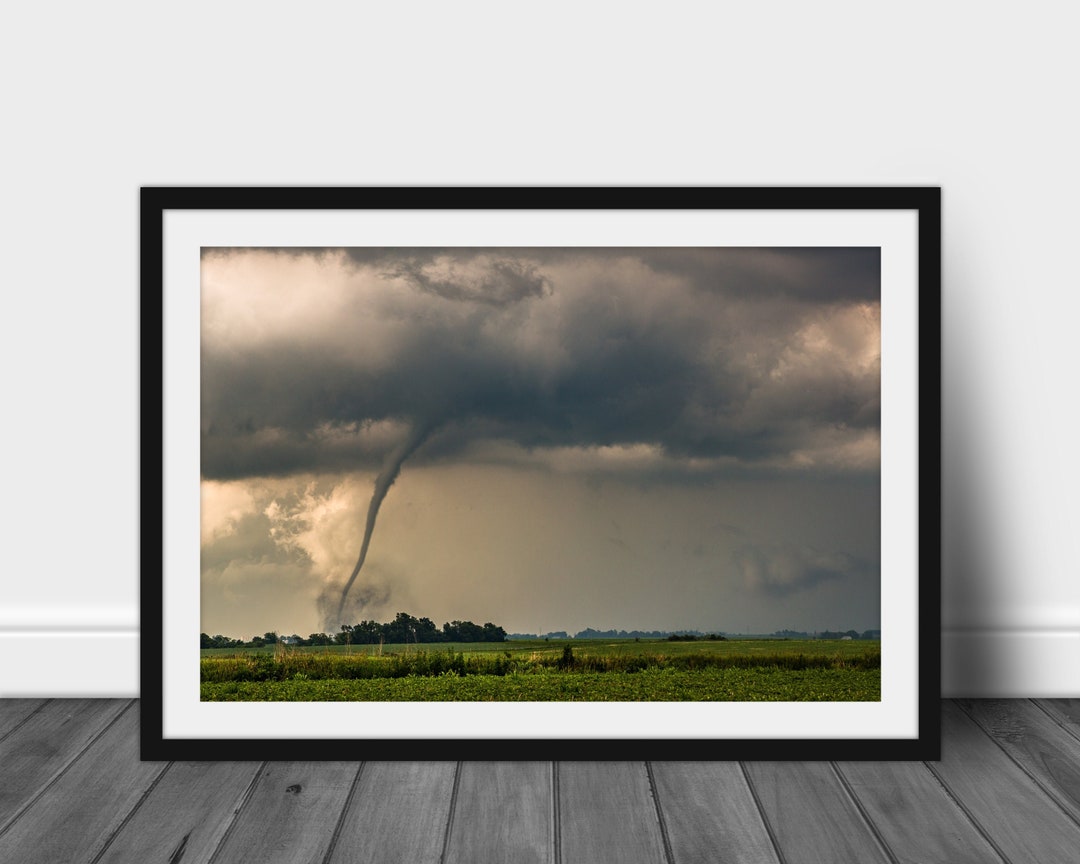 Rope Tornado Wall Art Picture, Scenic Iowa Landscape Photography Home ...
