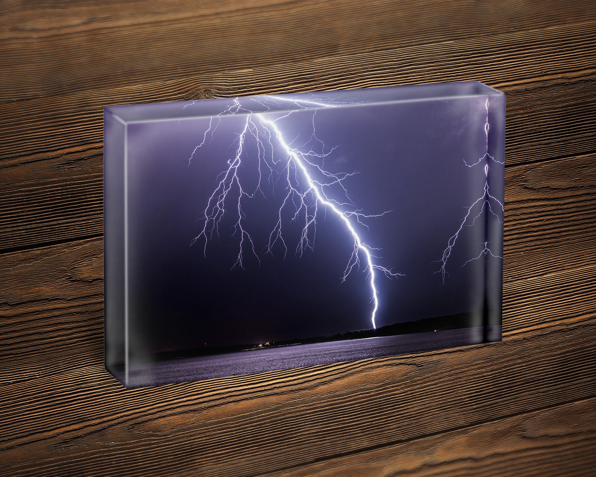 Home & Living Wall Hangings Acrylic photo block display freestanding ...