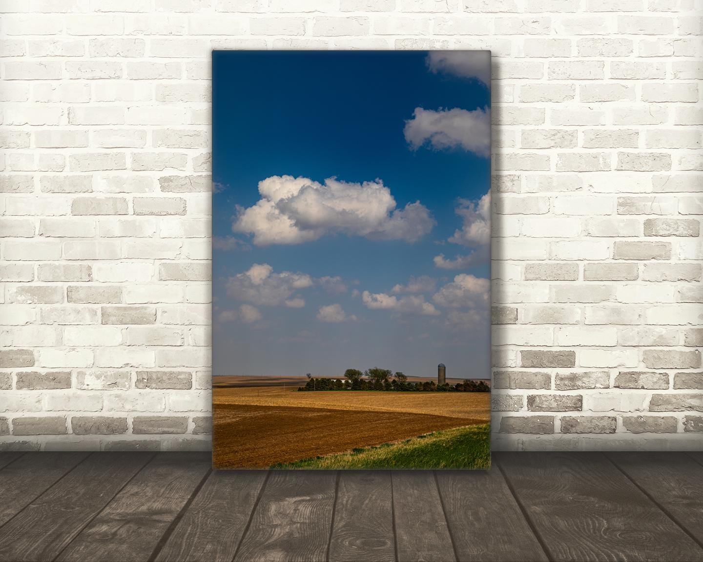 Iowa Farm Photography Print, Rustic Vertical Country Landscape Wall Art ...