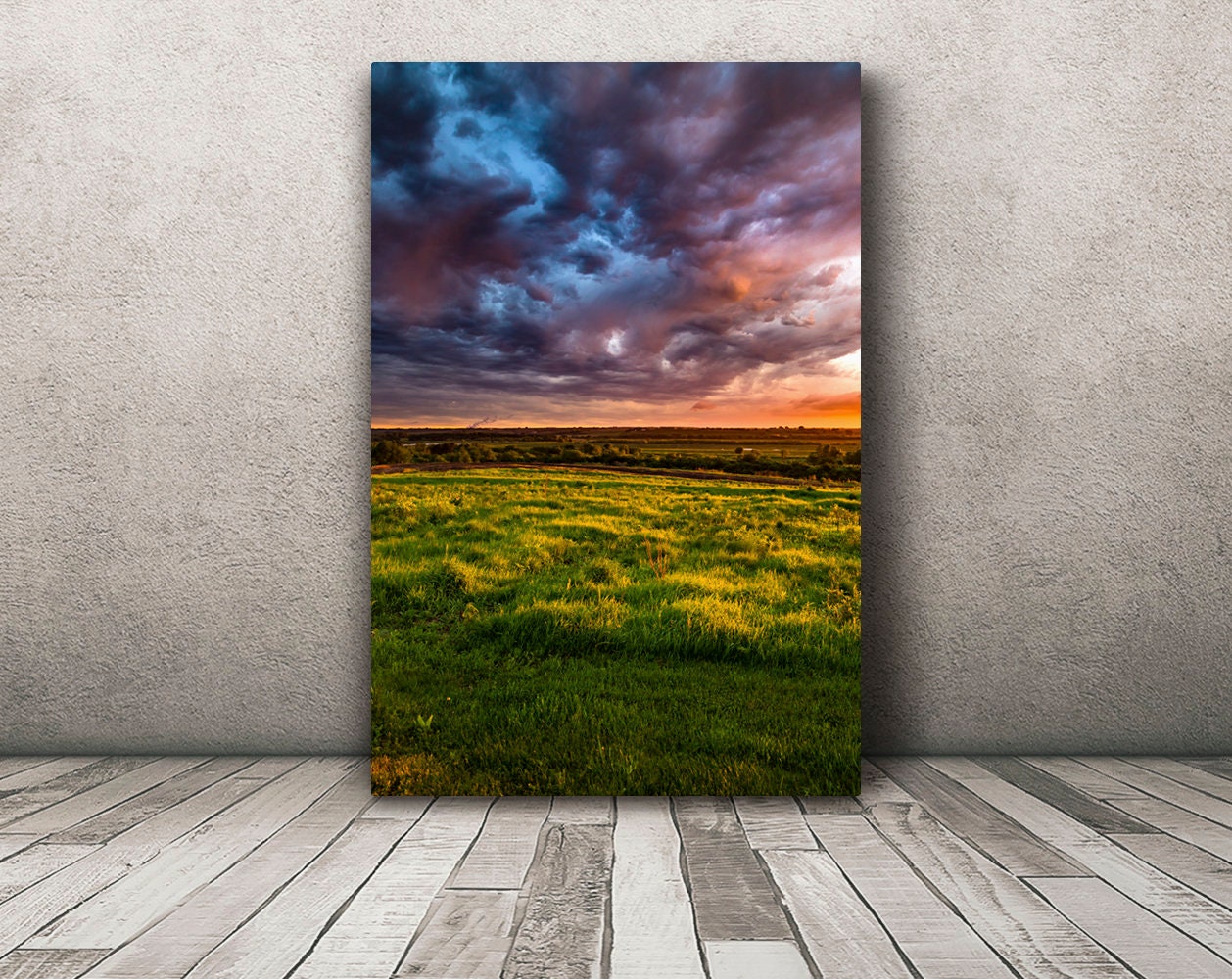 Landscape Photography Print, Fine Art Wall Art Photo of Scenic Sunset ...