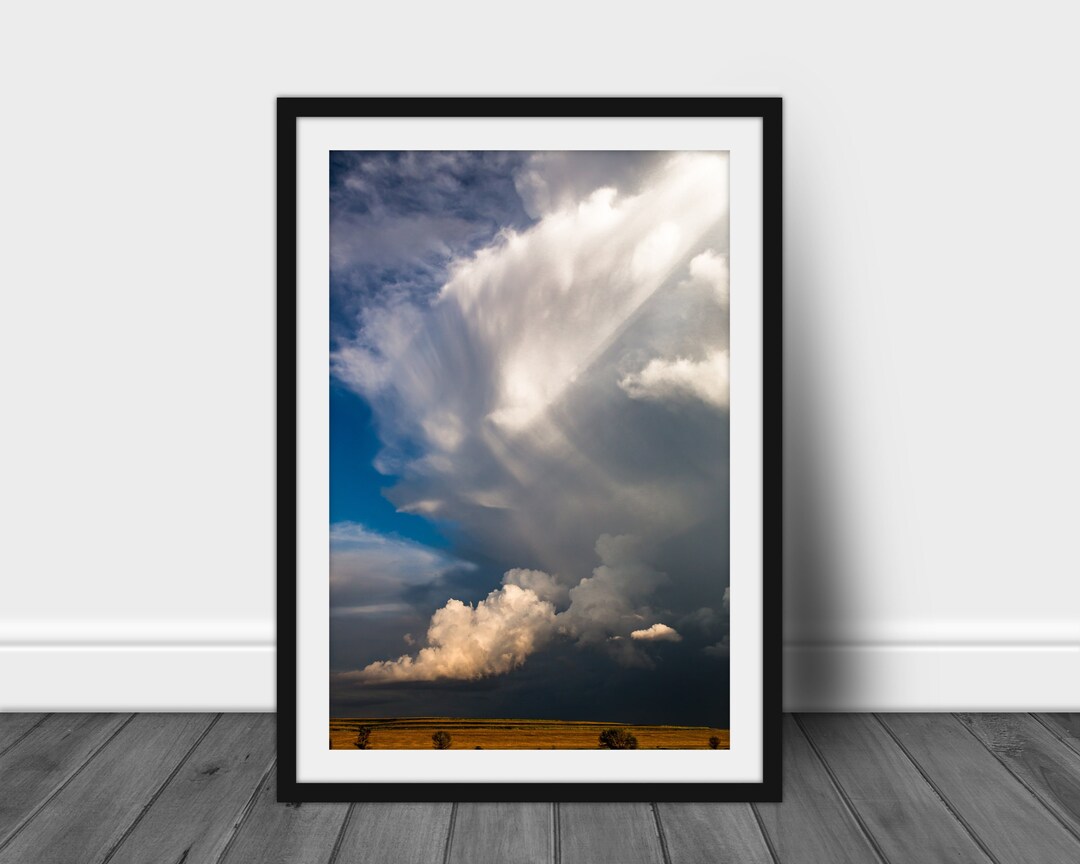 Thunderstorm Cloud Wall Art Photo, Storm Photography Home Decor - Etsy
