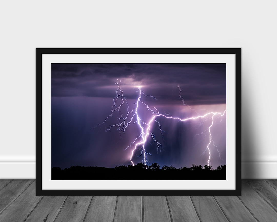 Storm Photography Print, Fine Art Nature Wall Art Photo of Multiple ...
