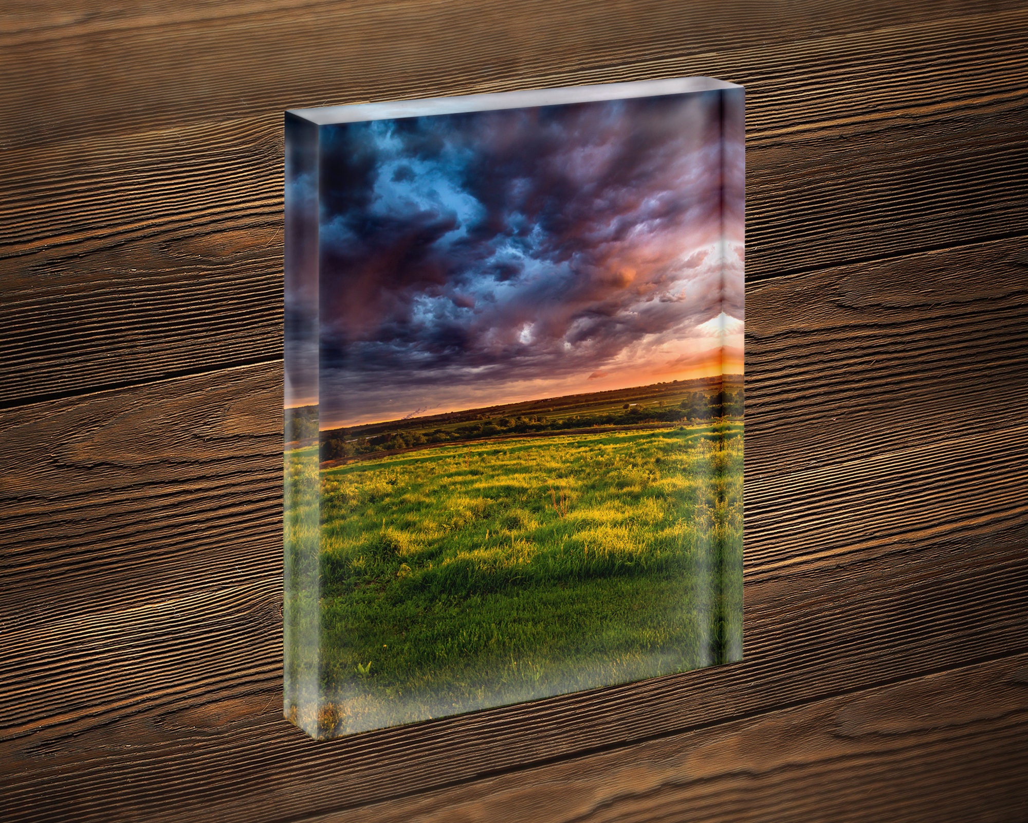 Landscape Photography Print, Fine Art Wall Art Photo of Scenic Sunset ...