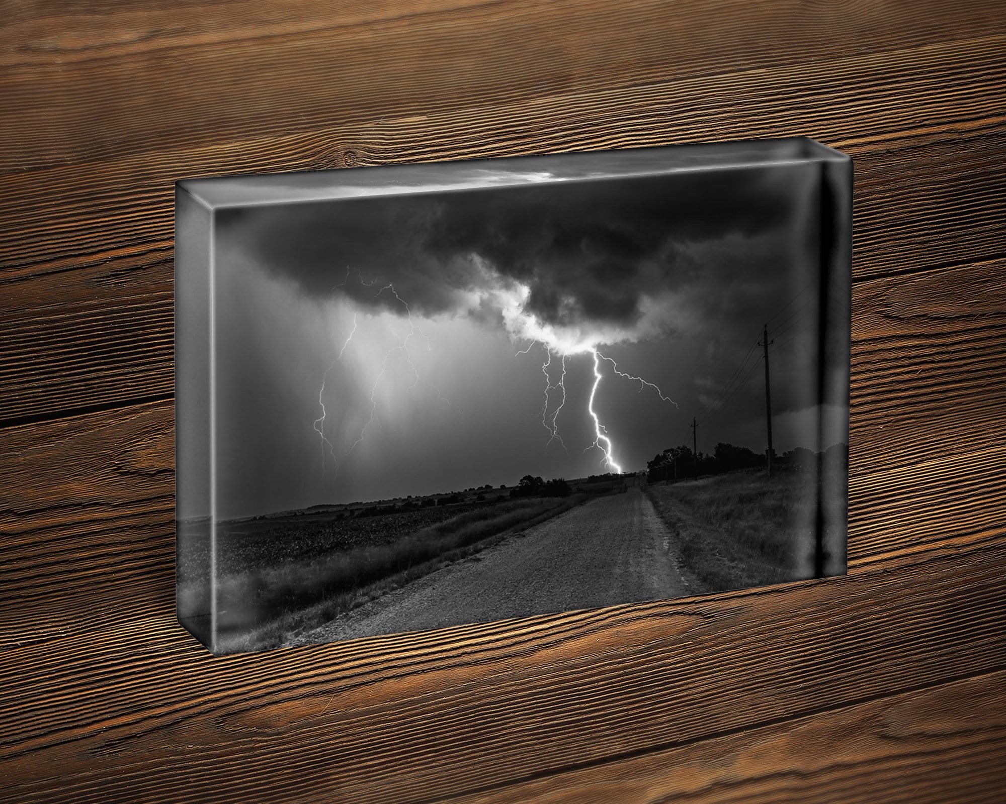 Home & Living Wall Hangings Acrylic photo block display freestanding ...