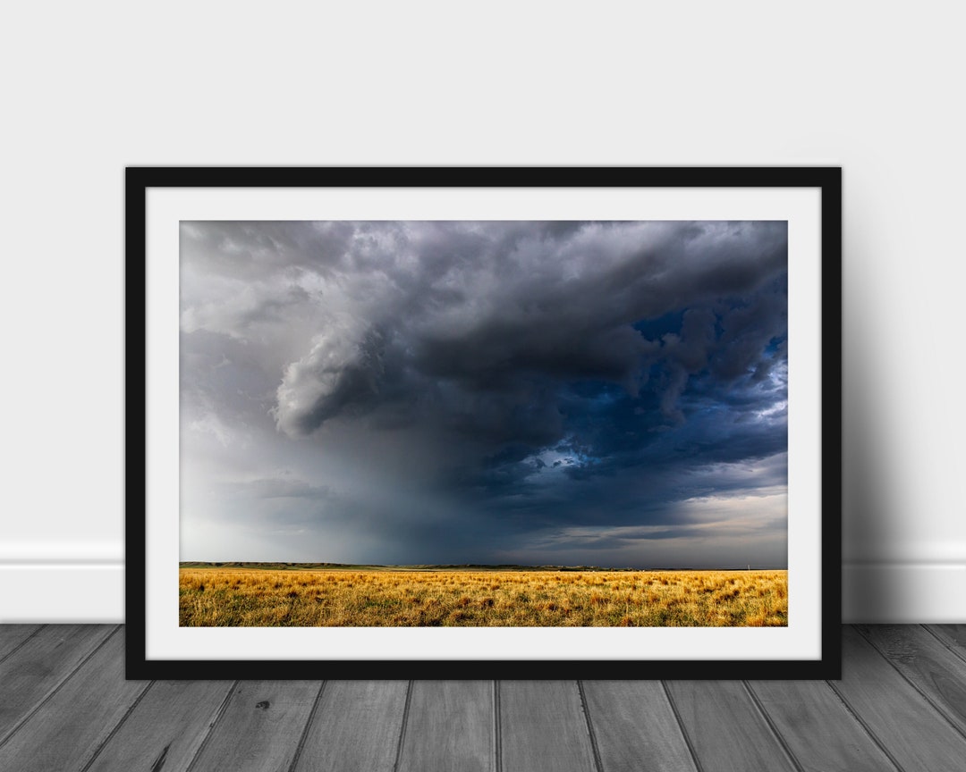Western Nebraska Landscape Wall Art Picture, Scenic Storm Photography ...