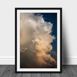 Vertical Cloud Picture, Storm Clouds at Sunset Photography Wall Art - Etsy