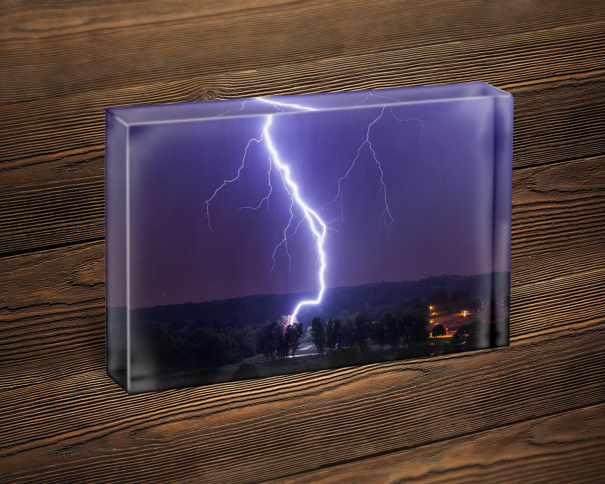 Home & Living Wall Hangings Acrylic photo block display freestanding ...