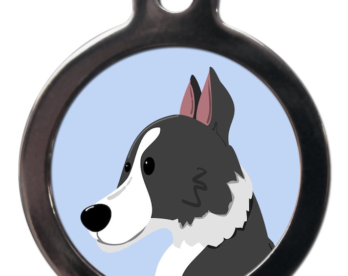 Handmade Border Collie Pottery Ring Dish, Hand Painted Dog Ring Dish ...