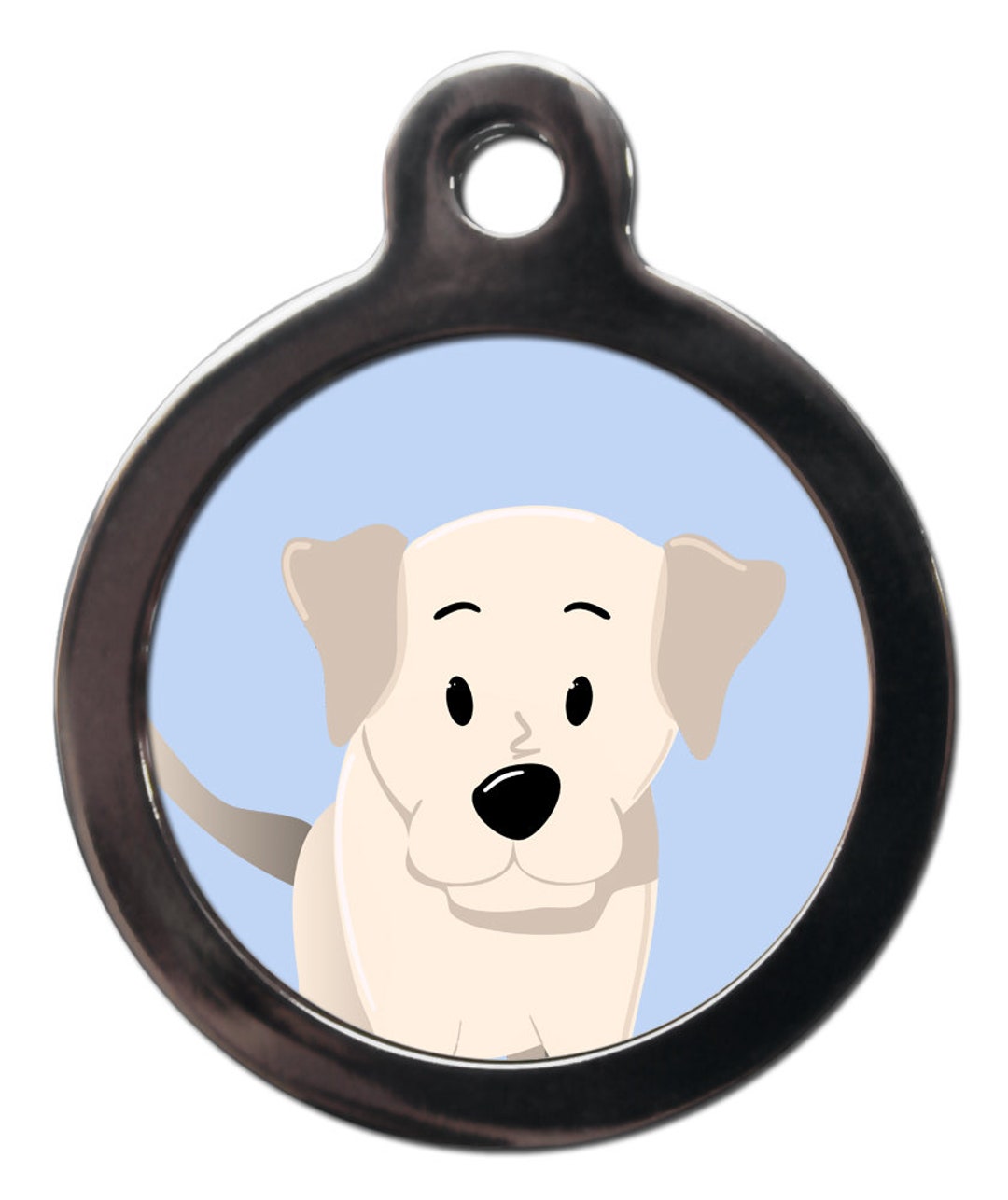 Cartoon Labrador Tag , Personalised - Etsy