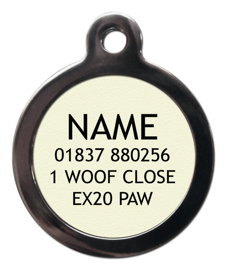 Cartoon Husky Dog Tag , Personalised - Etsy