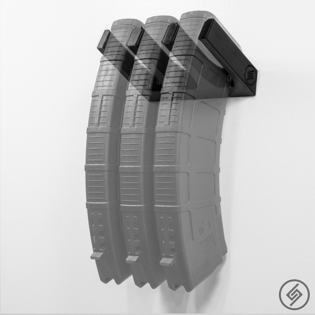 AK-47 PMAG 3x Wall Mount Spartan Mount® Magazine Mount Holder Rack ...