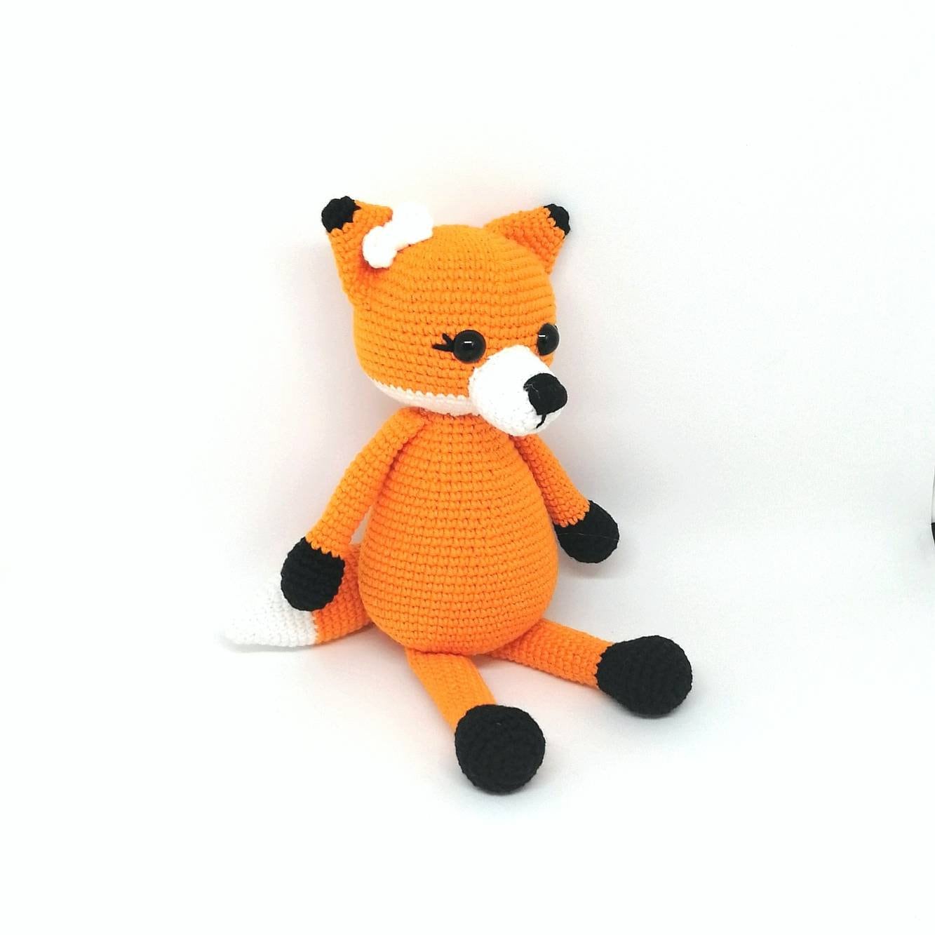 Stuffed Animals & Plushies forest animals toy Orange Fox Plushie Toy ...