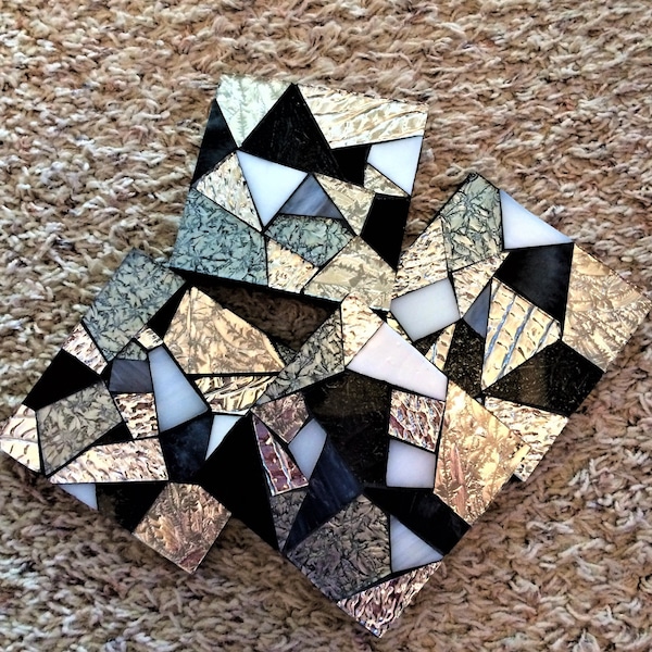 Mosaic Coaster - Etsy