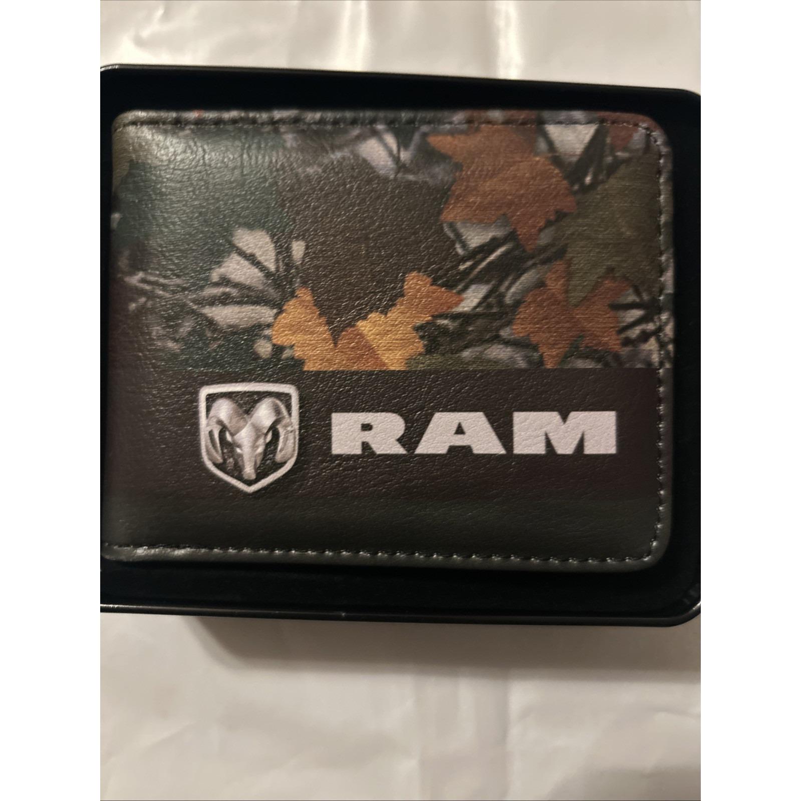 Dodge RAM Bi-fold Wallet Camo Green & Black Men's Official Licensed W ...