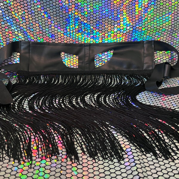 Fringe Mask - Etsy