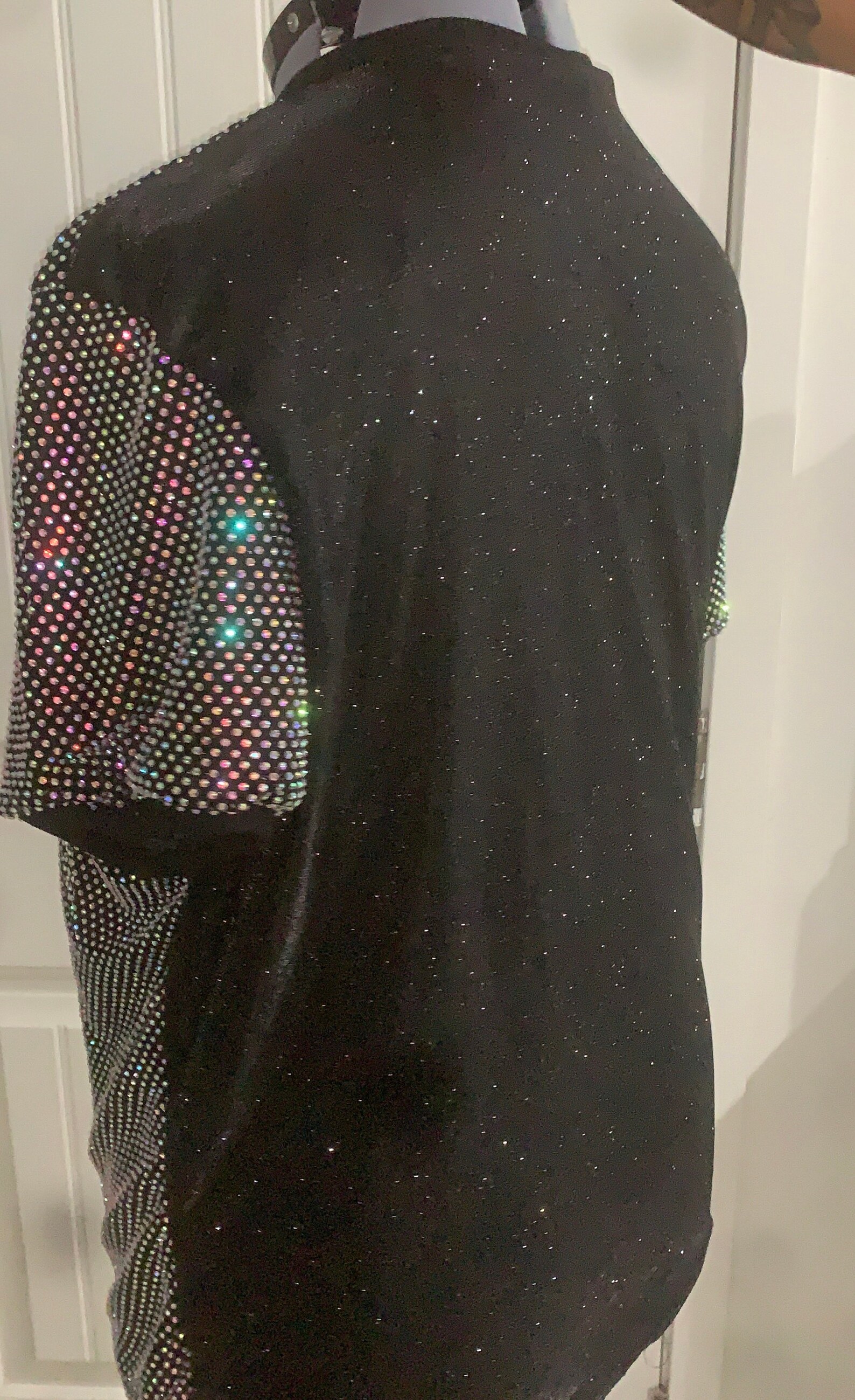 Heavily Rhinestoned Shirt - Etsy