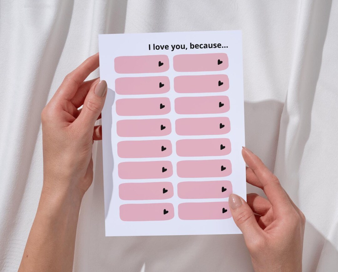 100 Reasons Why I Love You & 100 Things I Love About You - Self ...