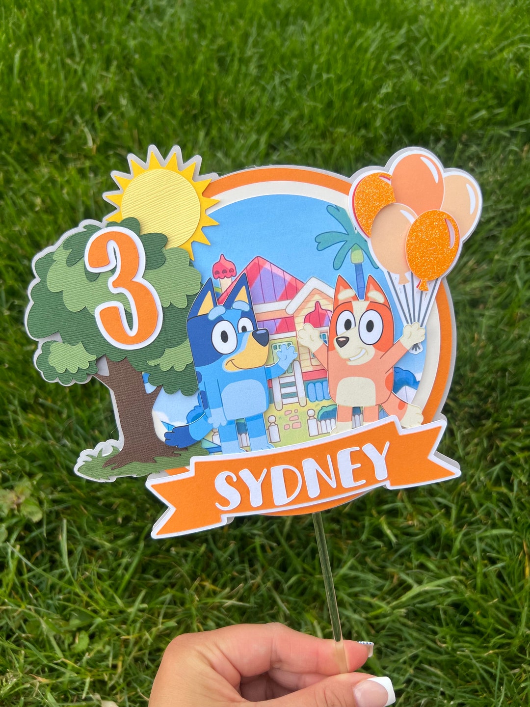 Bingo Inspired Cake Topper - Etsy