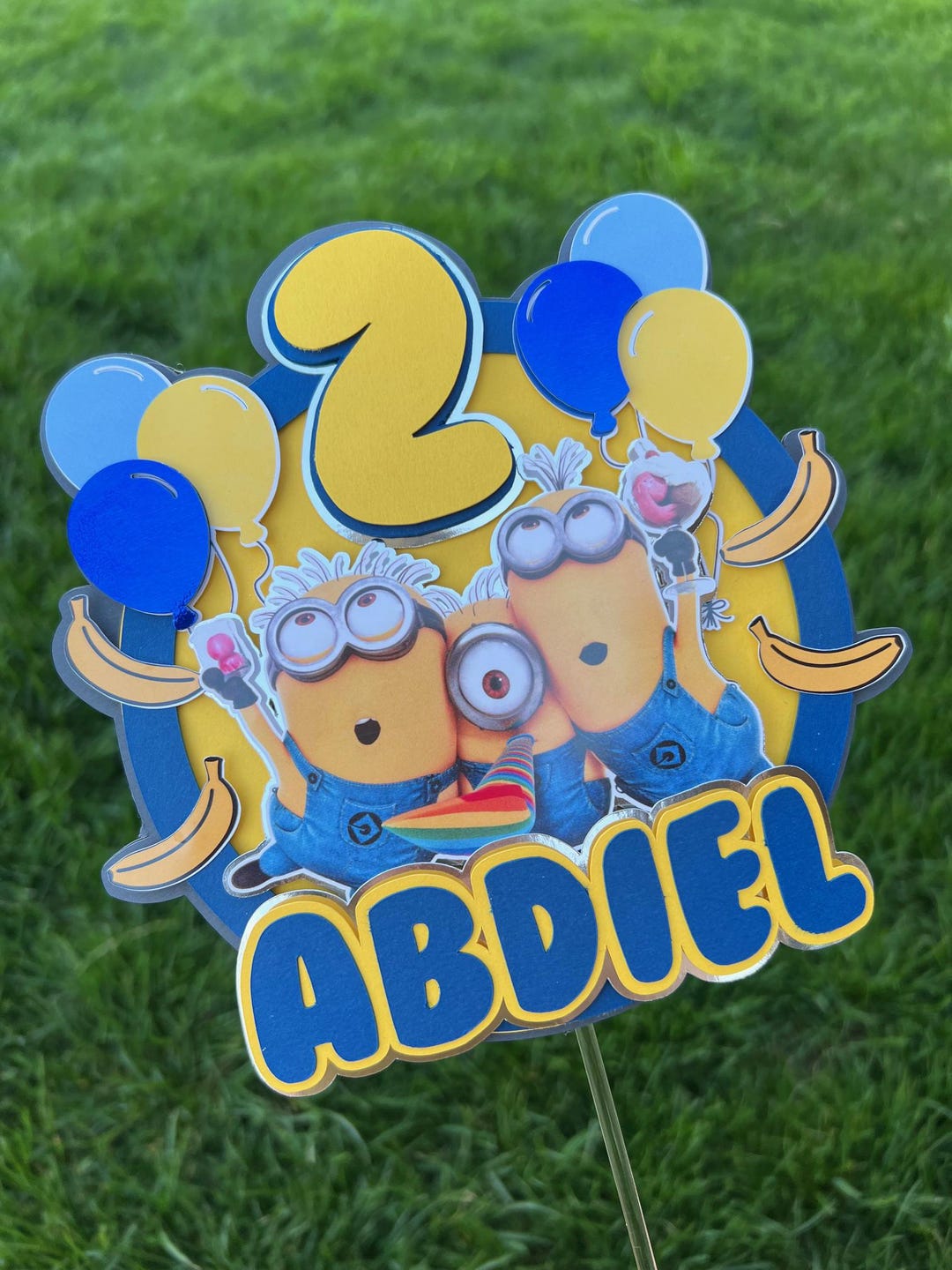 Minion Cake Topper - Etsy