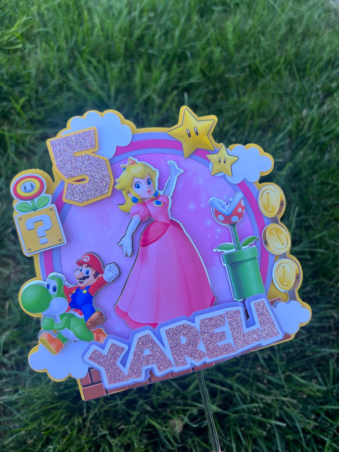 Princess Peach Cake Topper - Etsy