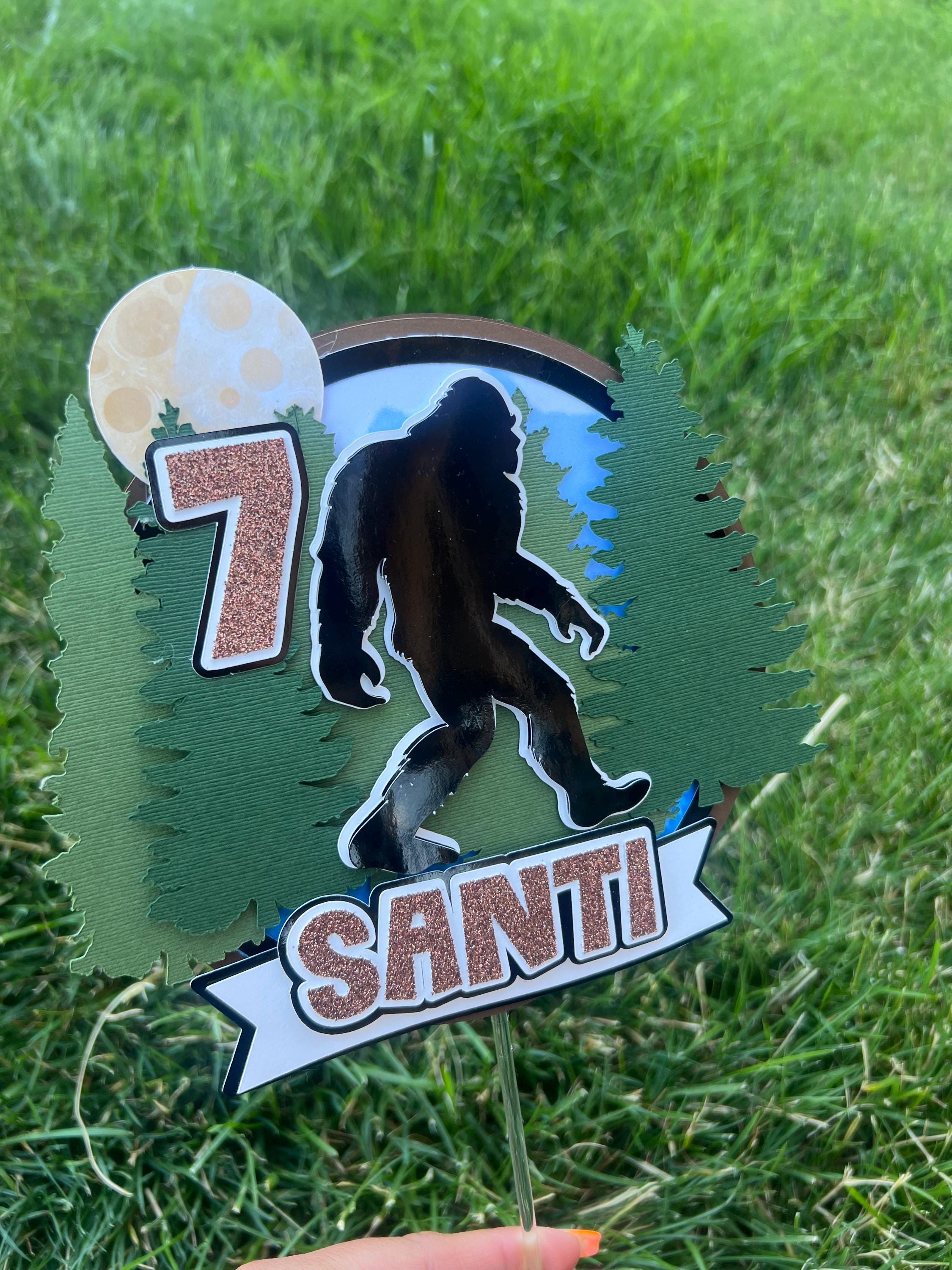Sasquatch Cake Topper - Etsy