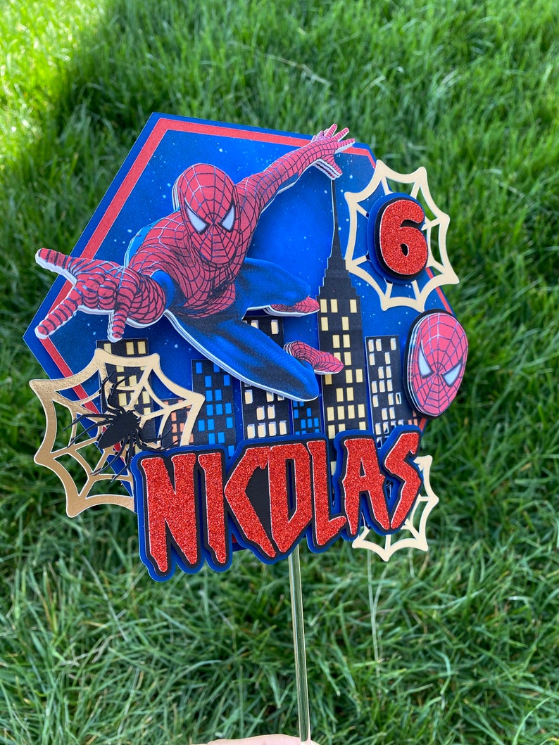 Spiderman Cake Topper | Etsy