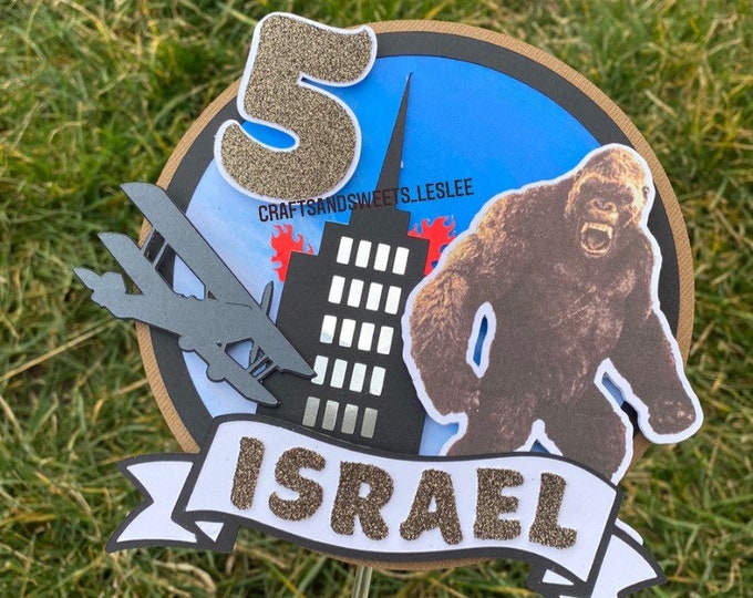 King Kong Cake Topper - Etsy