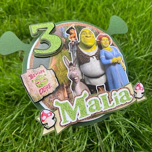 Shrek Inspired Cake Topper - Etsy