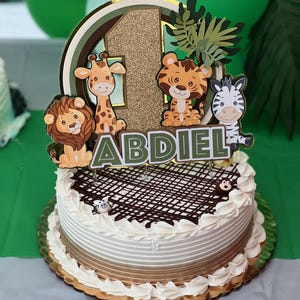Safari Cake Topper - Etsy