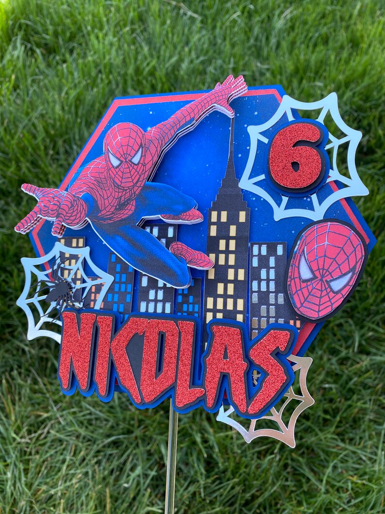 Spiderman Cake Topper | Etsy