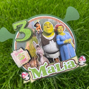 Shrek Inspired Cake Topper - Etsy