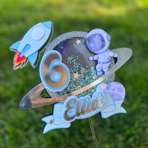 Galaxy Astronaut Cake Topper - Etsy