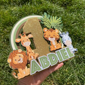 Safari Cake Topper - Etsy