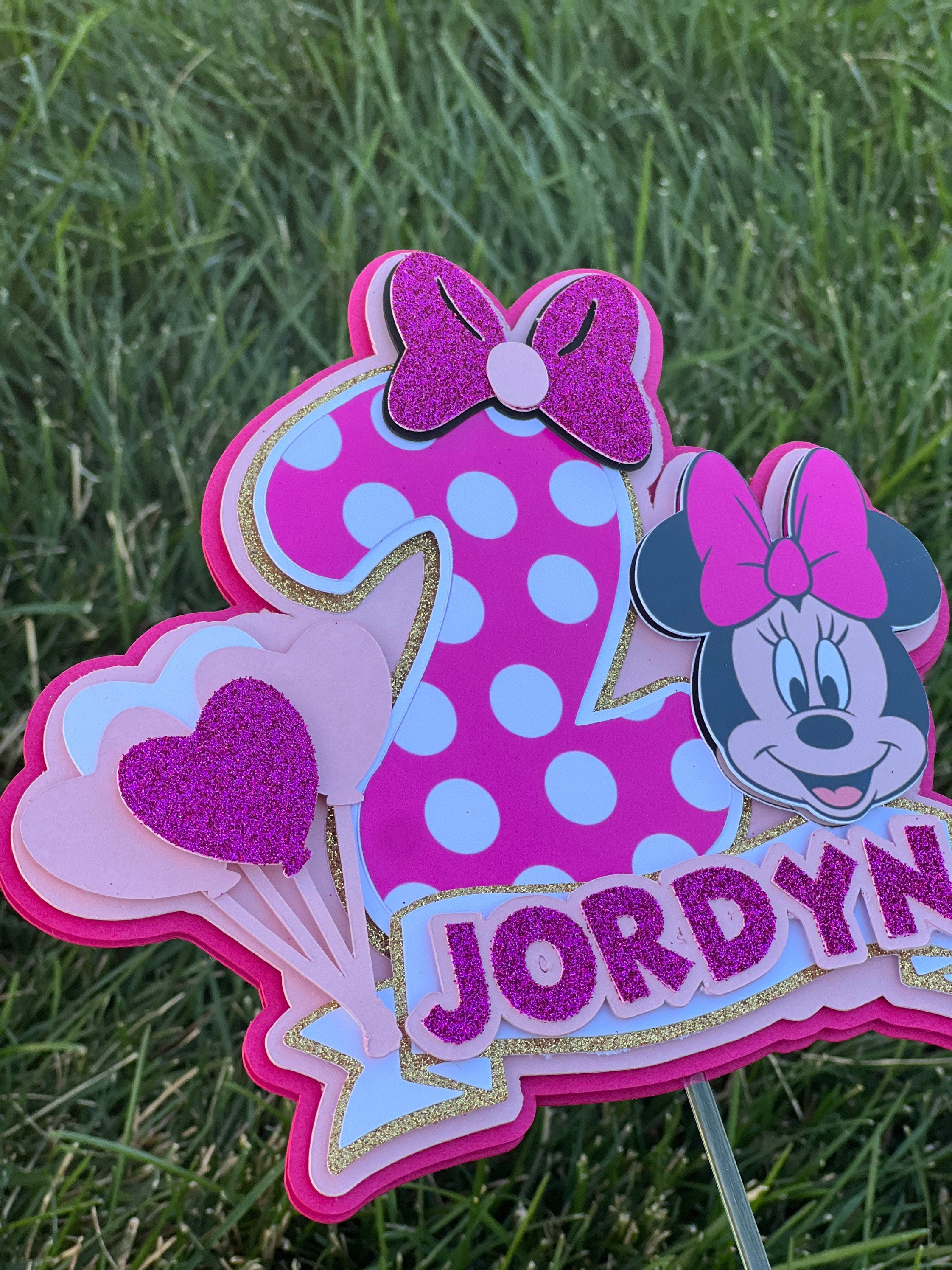 Minnie Mouse Cake Topper - Etsy