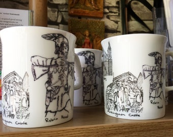 Kitchen & Dining Mugs Nottingham Mug Coffee Cup Funny Gift For Robin ...