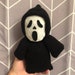 Mini Knitted Scream Guy, Horror Guy, Halloween Stuffy, Spooky Stuffed ...