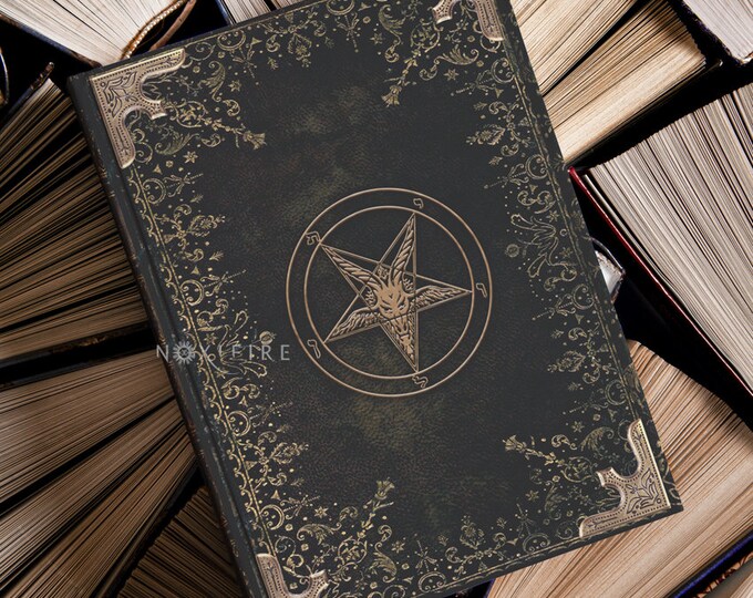 Book of Shadows | Deluxe Occult Grimoire With Blank Pages | Pentagram ...