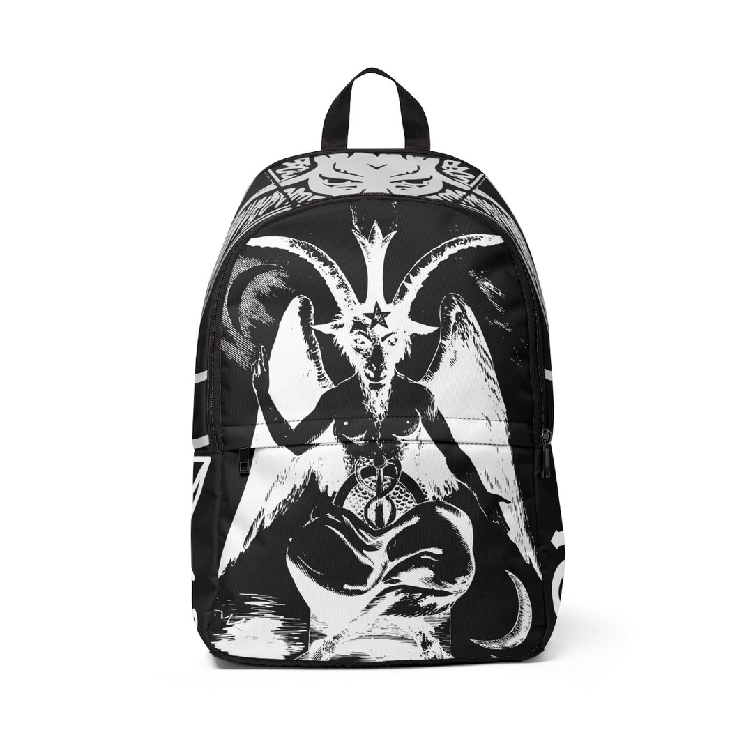 Baphomet Backpack / Occult Satanic Baphomet Lucifer Witchy Bag - Etsy